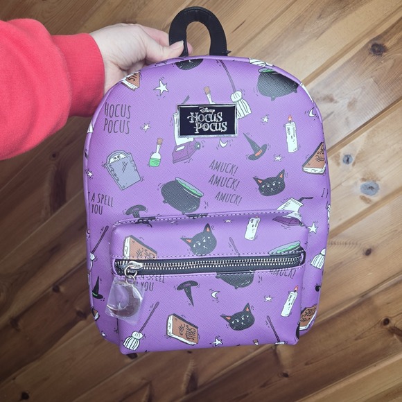 Disney | Bags | New Bioworld Disney Hocus Pocus Icons Purple Amuck Mini ...
